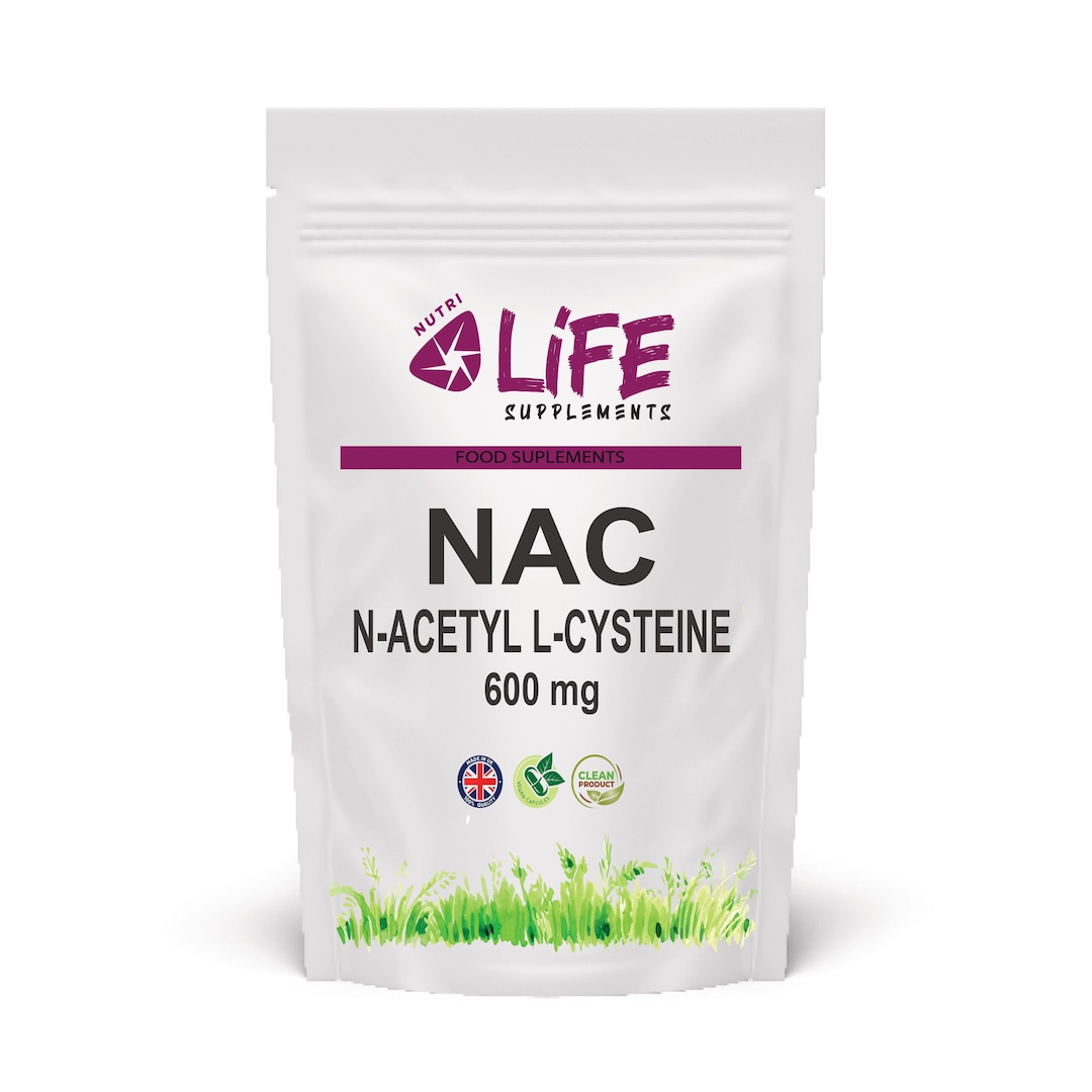 Pure NAC N-ACETYL L-CYSTEINE 1200mg per Serving High Strength Amino ...