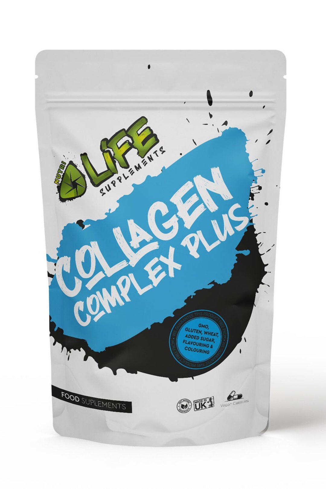 Collagen Complex Plus 650 Mg Hyaluronic Acid Biotin Zinc Gluconate ...