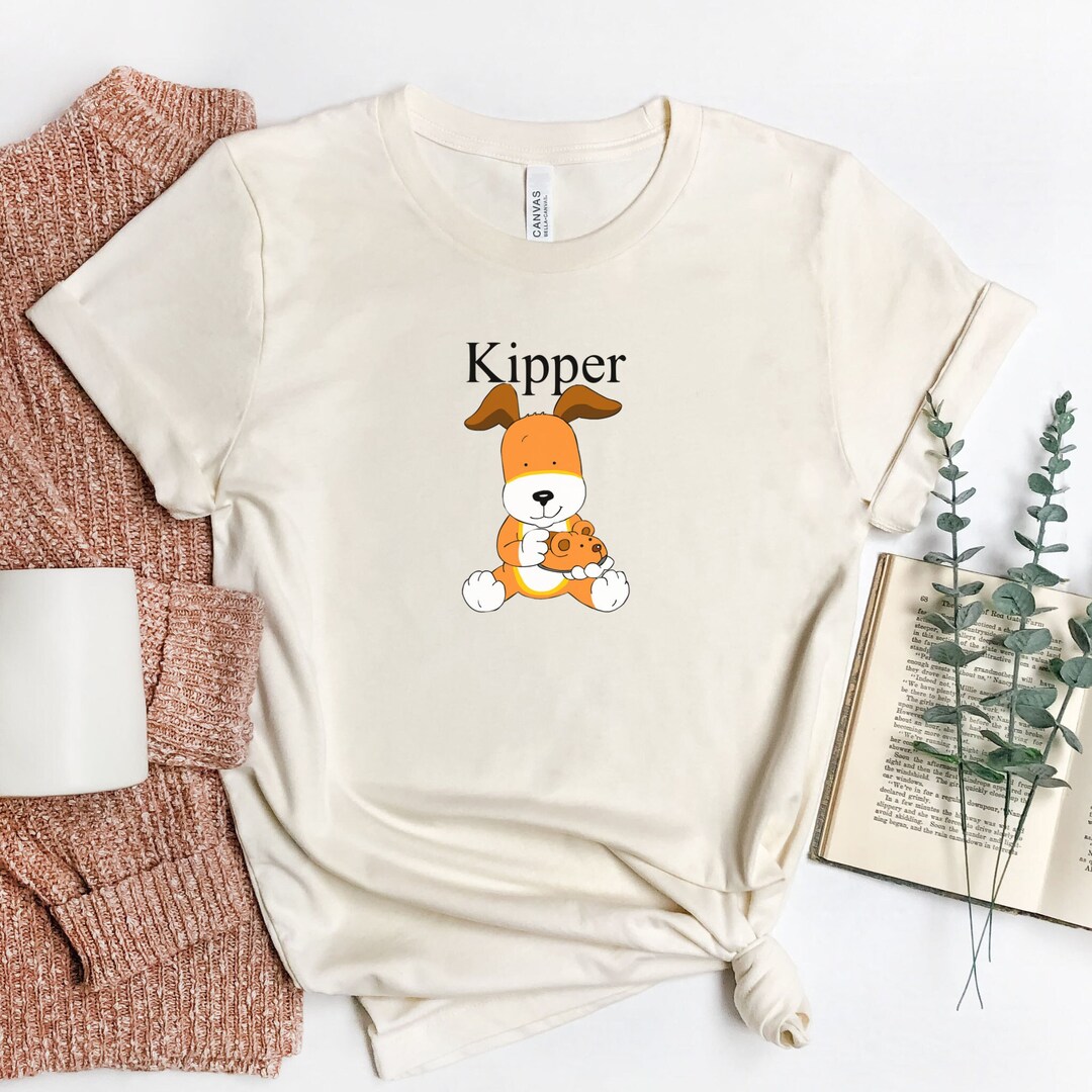 Kipper the Dog Adult T-shirt, Animated TV Series Tee, Cartoon Shirt ...
