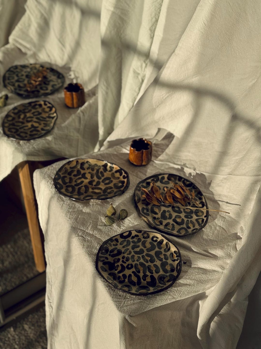 Handmade Leopard Print Ceramic Dish by Keejan - Etsy