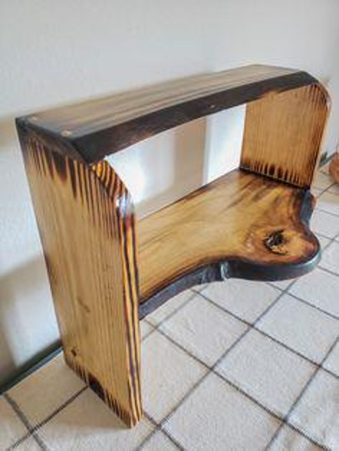 How to Guide to Build a Pine Wood Shelf for a Kitchen Counter or Bath ...