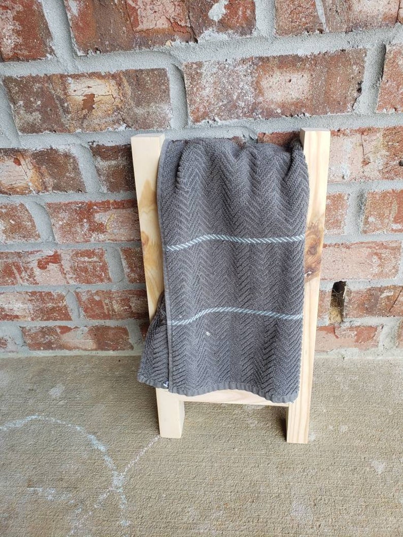 Wooden Mini Farmhouse Hand Towel Ladder, Tiered Tray Ladder, Mini ...