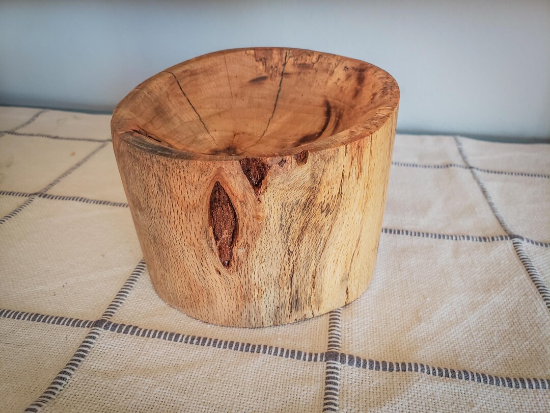 How to Guide for Wood Catch All Bowl, Carved Wood Tutorial, DIY Key ...