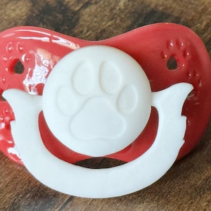 Paw Print Adult Pacifier ABDL - Etsy