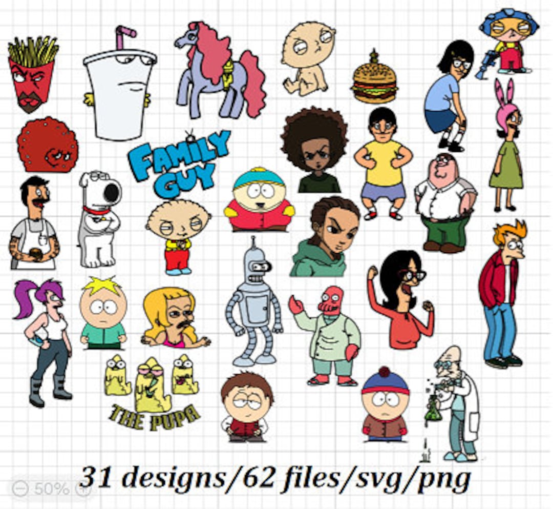 Adult Cartoon Svg,png Bundle - Etsy