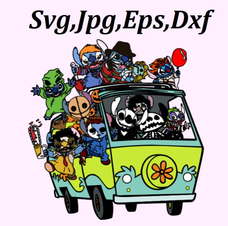 Spooky Halloween Van - Etsy