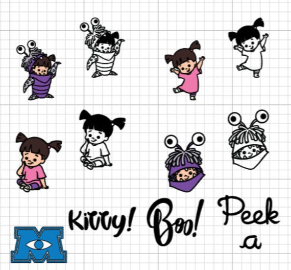 Monster Svg Files Bundle | Etsy