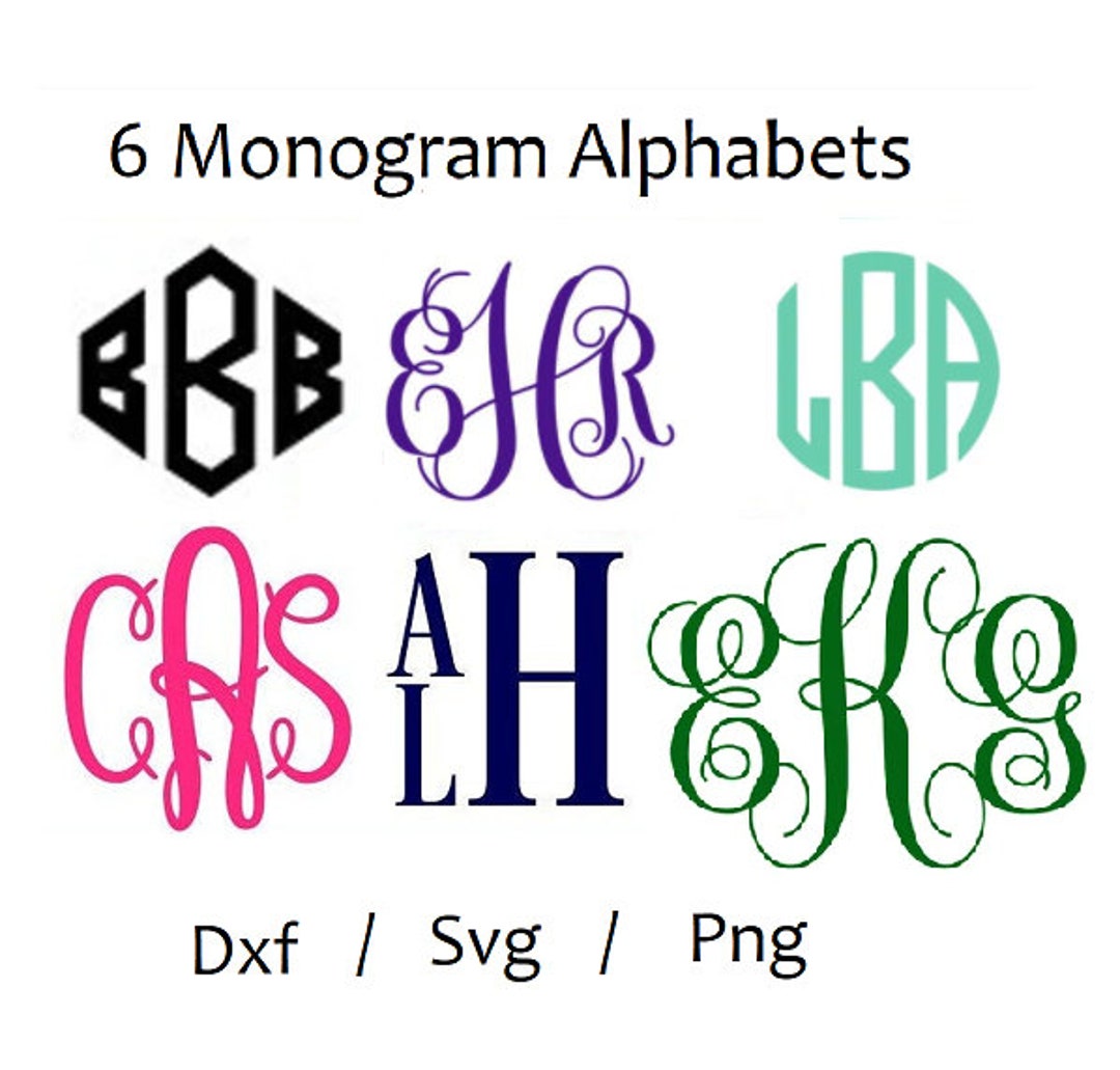 Monograms Svg - Etsy