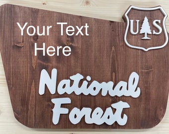 Custom Forest Sign - Etsy