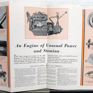 1930 Whippet 96A 98A Sedan Coupe Commercial Chassis Roadster Specs Sale ...