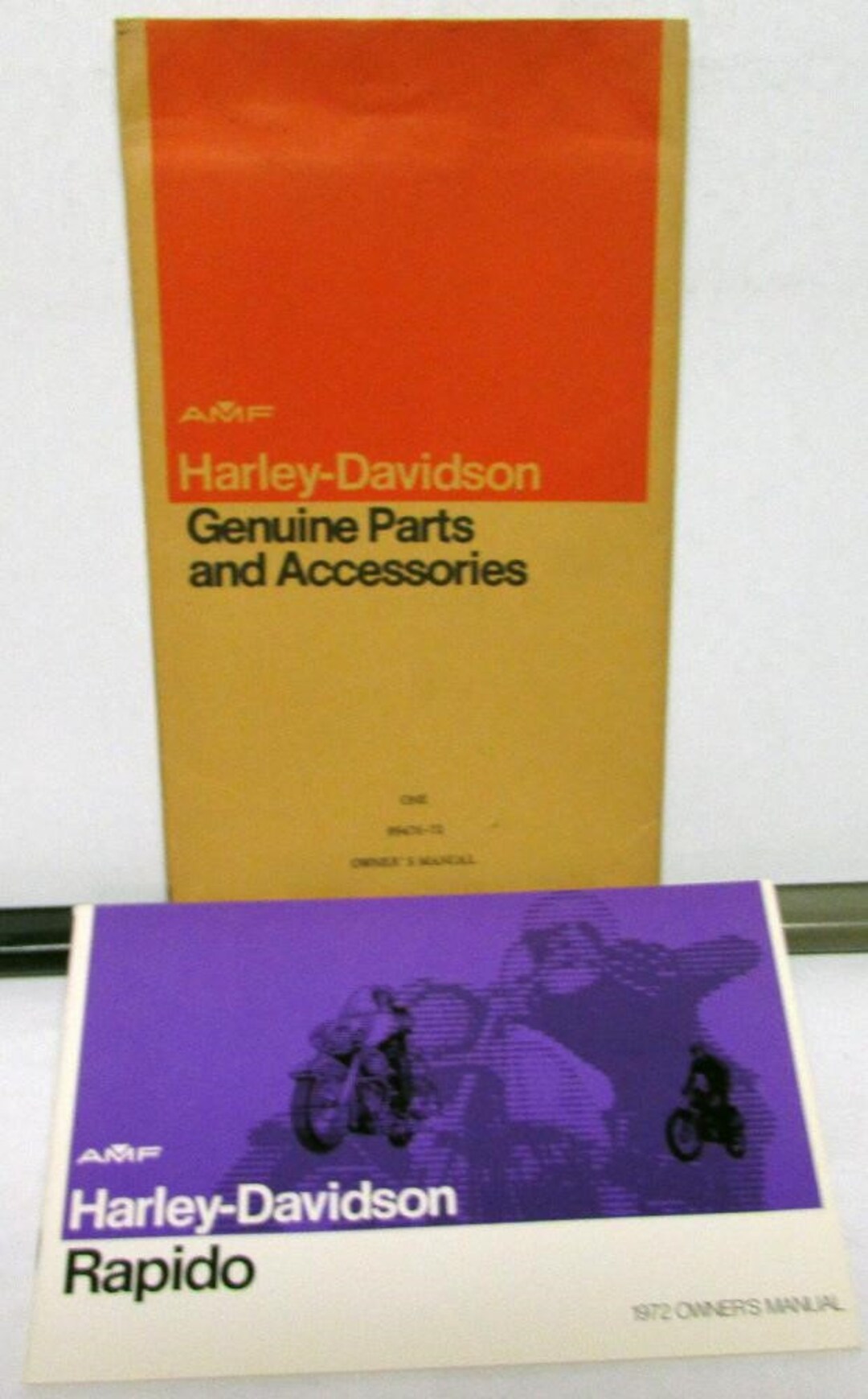 1972 Harley Davidson Motorcycle Rapido Riders Hand Book Owners Manual ...
