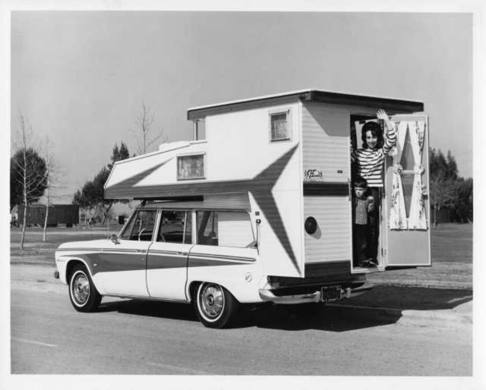 1965 Studebaker Wagonaire Convertible Camp Car Press Photo and Release ...