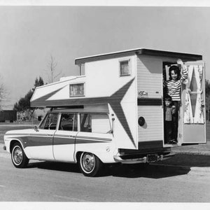 1965 Studebaker Wagonaire Convertible Camp Car Press Photo and Release ...