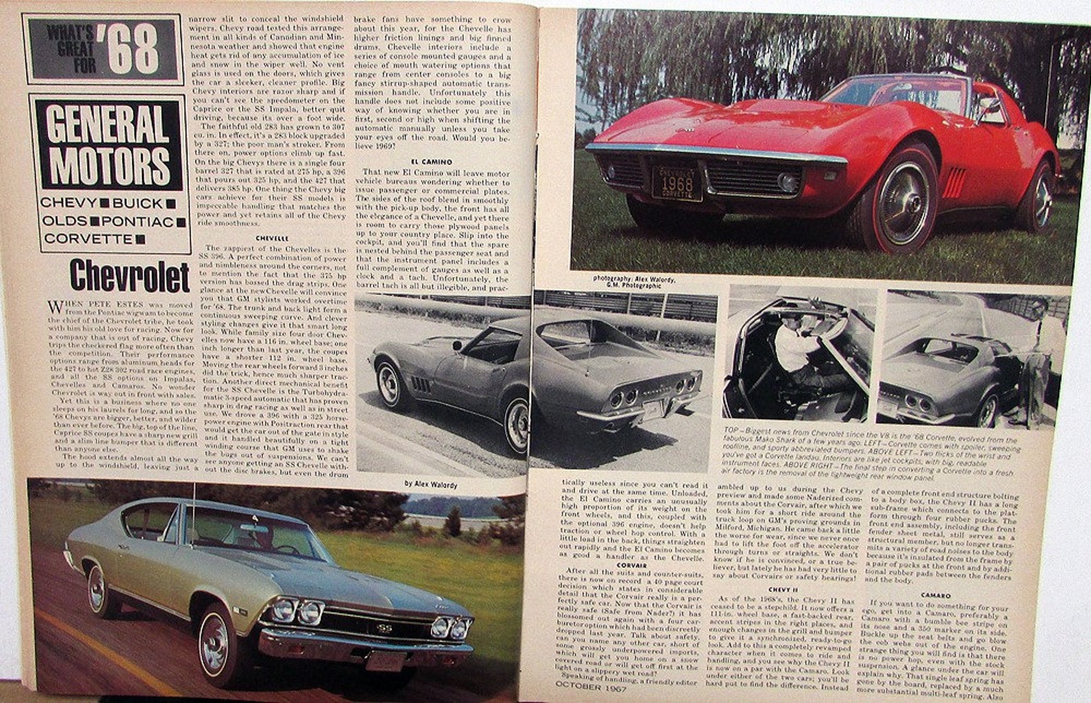 68 Ford AMC Chevrolet Plymouth Dodge Test Oct 1967 Super Stock - Etsy