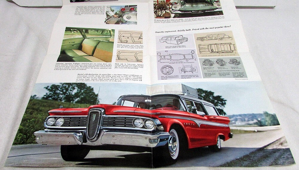 1959 Edsel Villager Station Wagon Color Sales Folder Mailer - Etsy