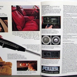 1979 Chrysler Cordoba Dealer Sales Brochure - Etsy