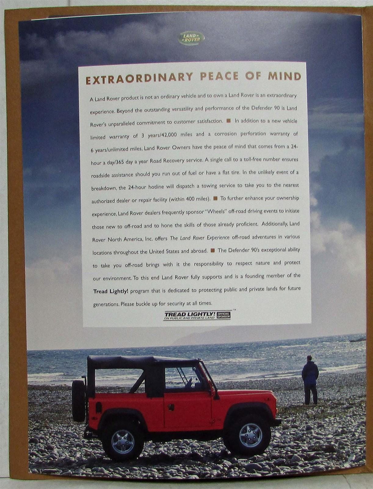 1995 Land Rover Defender 90 Sales Brochure Original - Etsy
