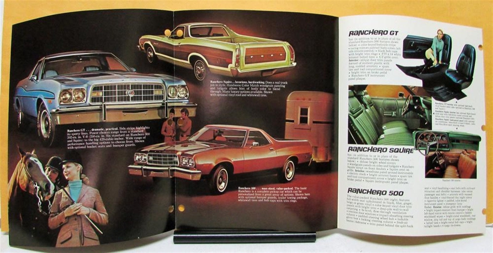 1973 Ford Ranchero Truck the Pickup Car Sales Brochure Folder - Etsy