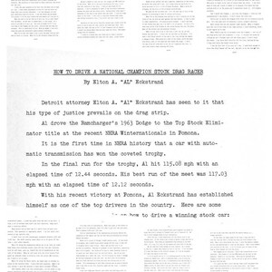 1963 Dodge Ramcharger How to Drive Drag Racer Photo Collection Essay ...