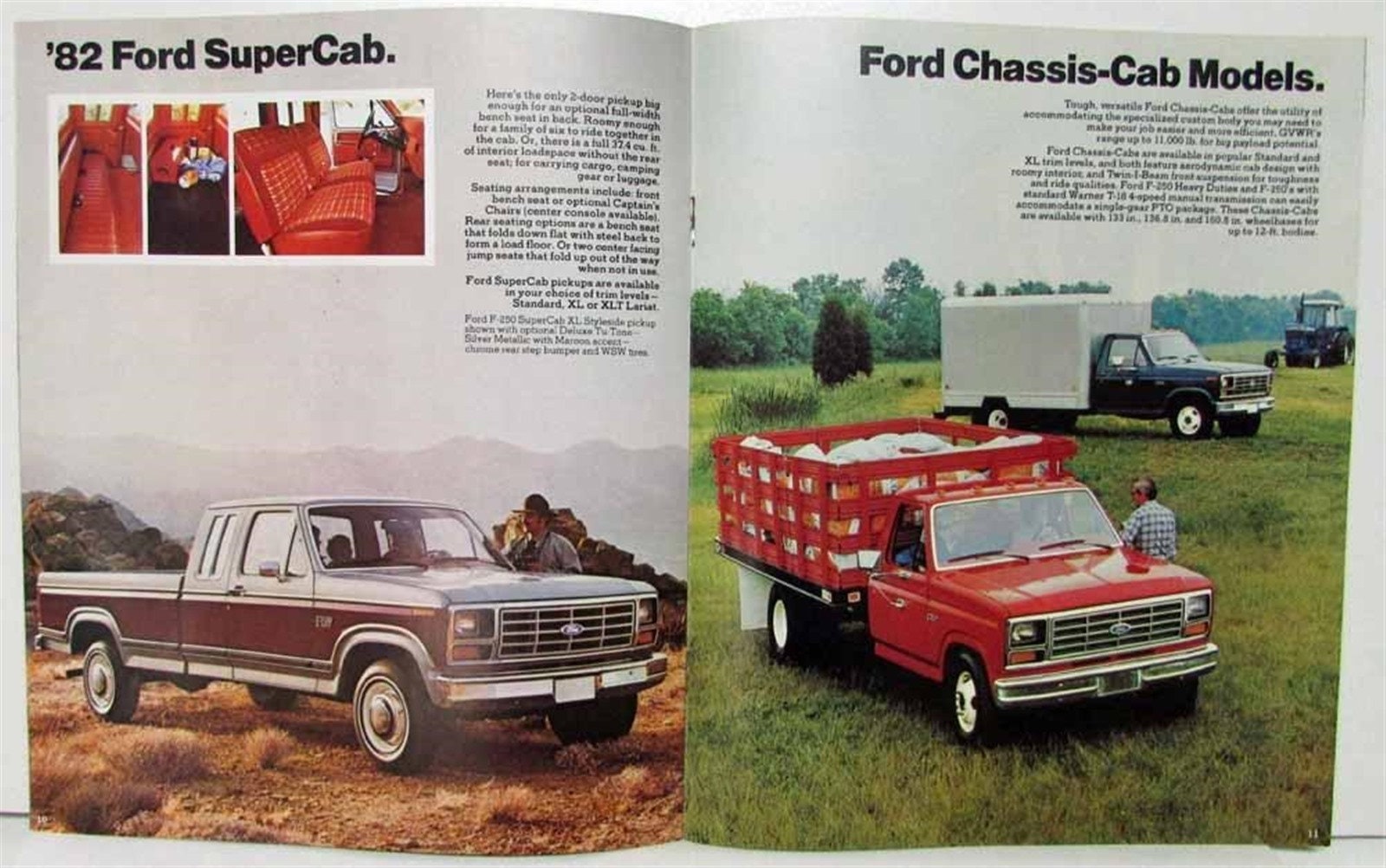 1982 Ford F-series Pickups Sales Brochure F-100 150 250 350 - Etsy