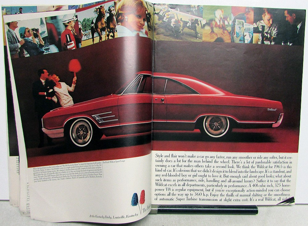 1965 Buick Lesabre Wildcat Electra Riviera Full Line Sale Brochure ...