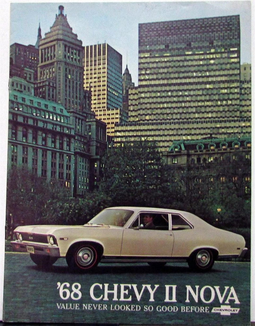 1968 Chevrolet Chevy II Nova & SS Color Sales Brochure Original ...