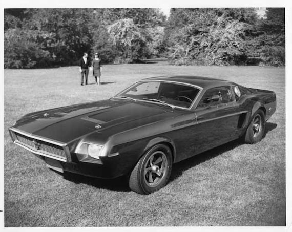 1968 Ford Mustang Mach 1 Experimental Concept Car Press Photo | Etsy