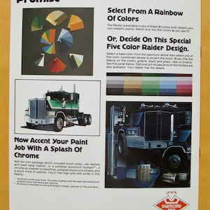 1974 Diamond REO Truck Model Raider Well Ahead of Its Time Sales ...