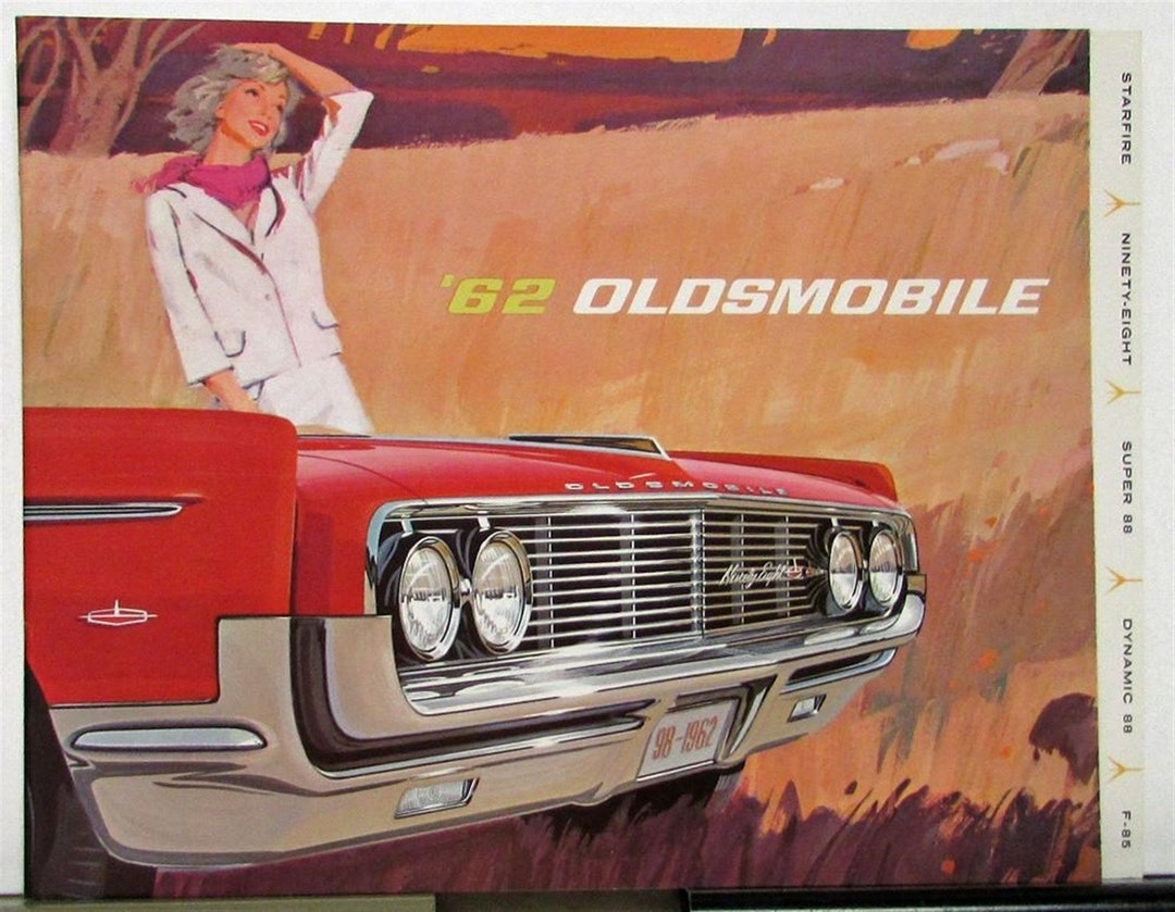 1962 Oldsmobile Starfire 98 F85 88 Super & Dynamic Color Original Sales ...