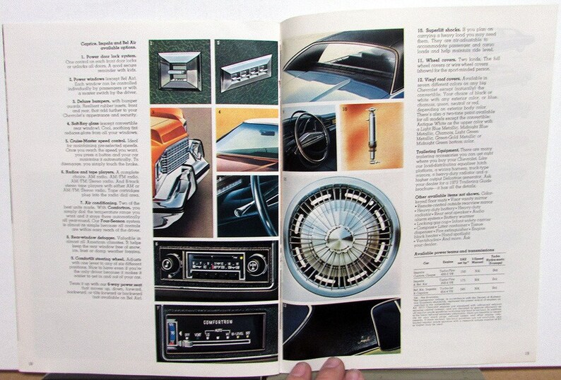 1973 Chevrolet Caprice Impala Bel Air Color Sales Brochure - Etsy