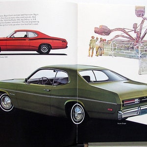 1972 Plymouth Barracuda Cuda Duster Valiant Chrysler Color Sales ...