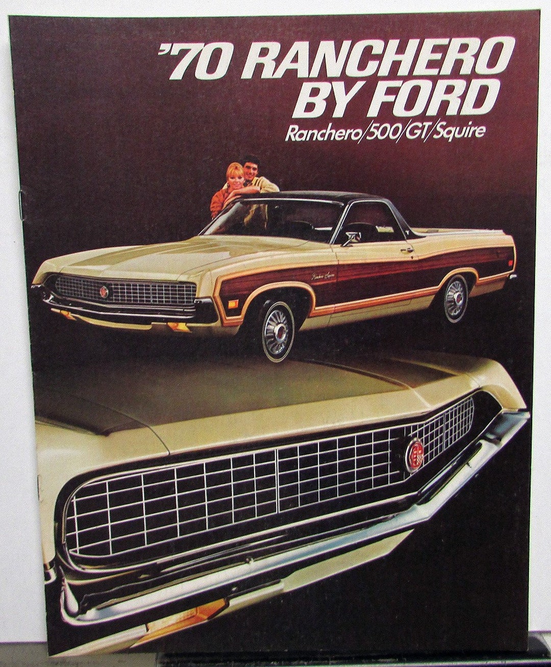 1970 Ford Ranchero 500 GT Squire Truck Sales Brochure & Specs Original ...