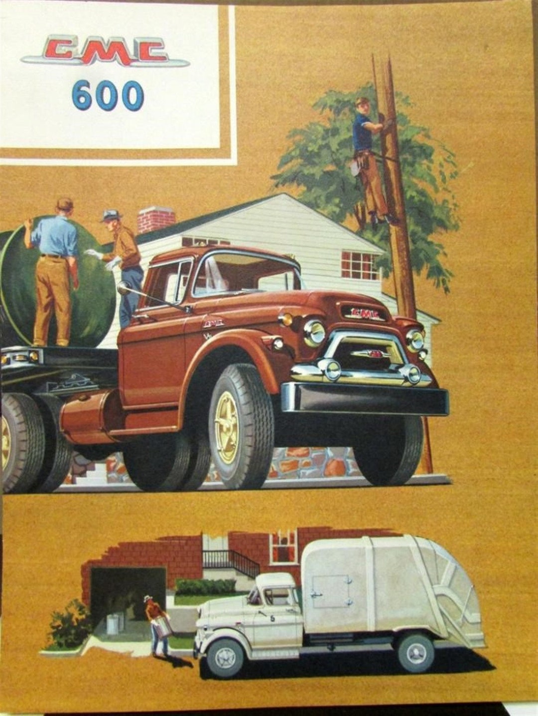 1958 GMC 600 Truck Series Color Sales Brochure Folder Original - Etsy