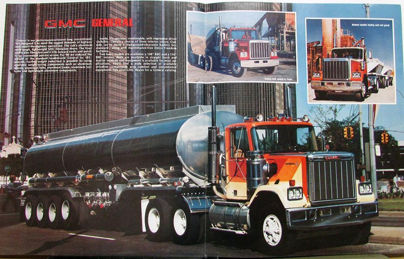 1980 GMC Astro General Brigadier Heavy Duty Bulk Hauling Sales Brochure ...