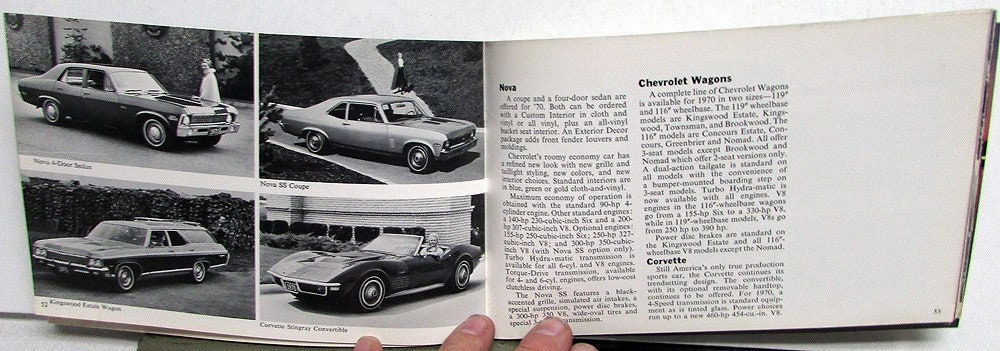 1911-1970 the Chevrolet Story Dealer Historical Brochure Booklet ...