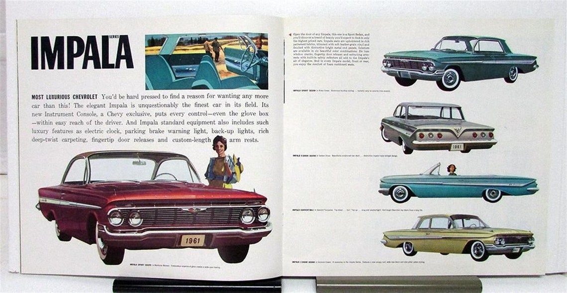 1961 Chevrolet Models Implala Bel Air Biscayne Station Wagon - Etsy