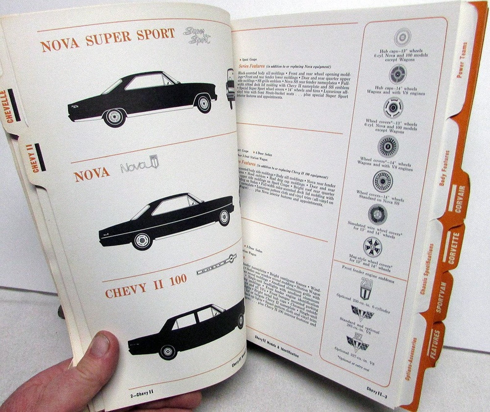 1966 Chevrolet Finger Tip Facts Dealer Album Sales Reference Chevelle ...