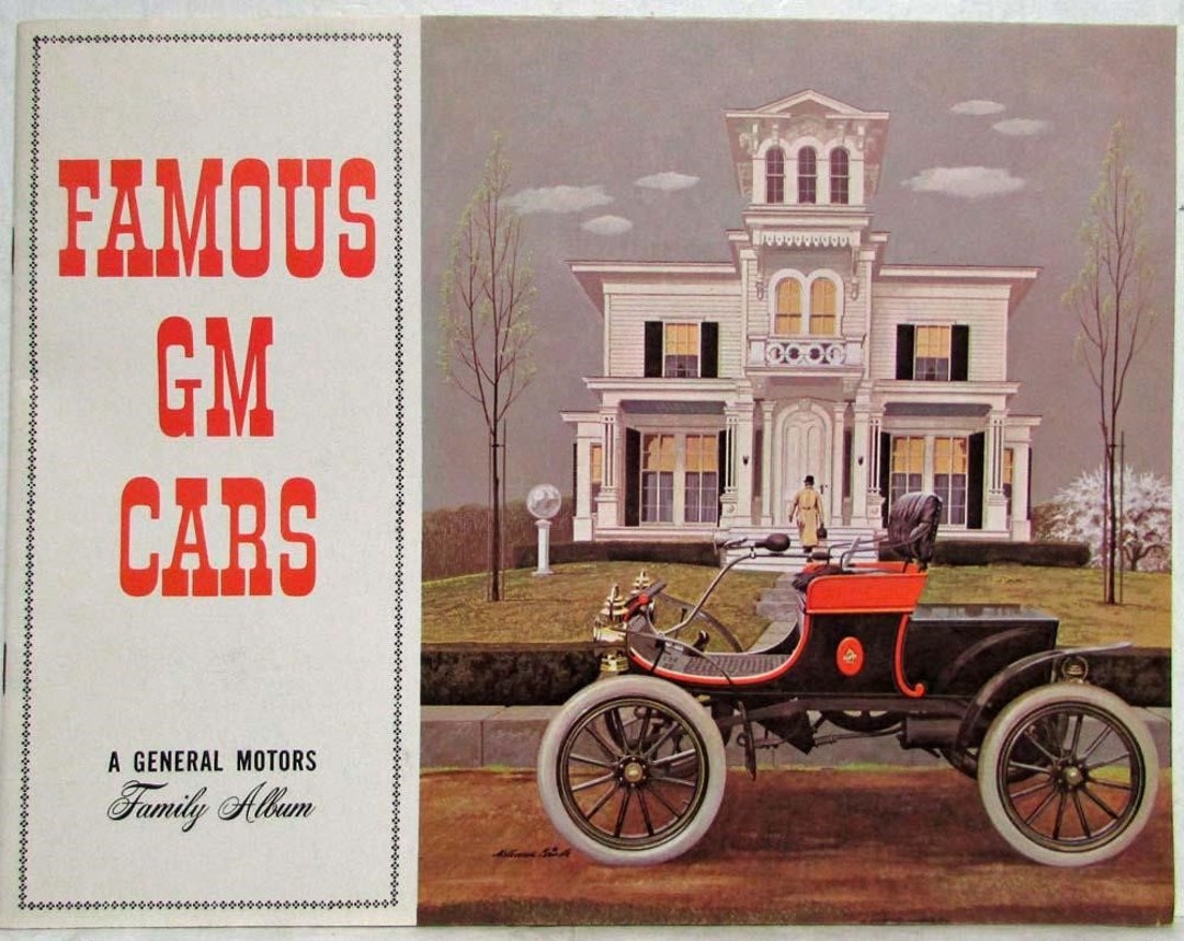 1962 General Motors Famous GM Cars Family Album - Etsy