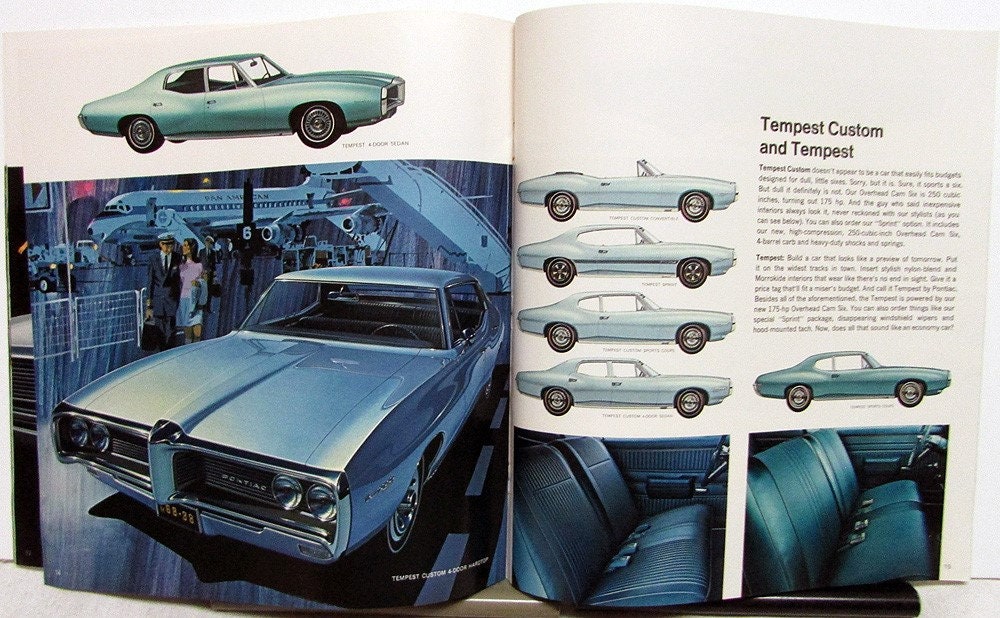1968 Pontiac Prestige Sales Brochure Grand Prix Catalina GTO - Etsy