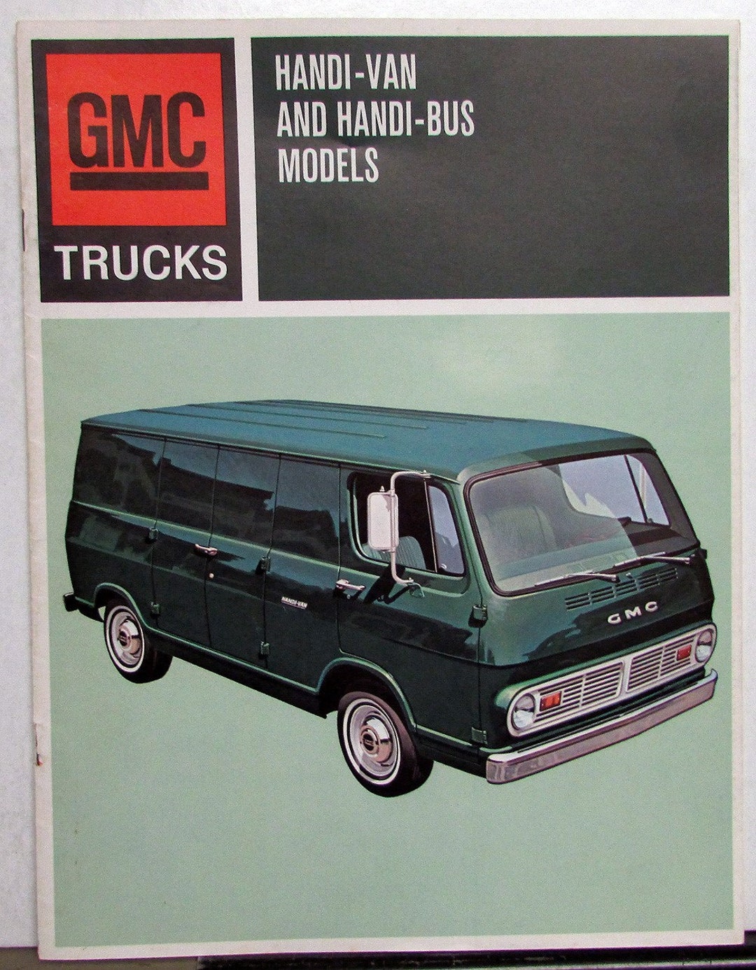 1967 GMC Trucks Handi-van and Handi-bus Models Sales Brochure Original ...