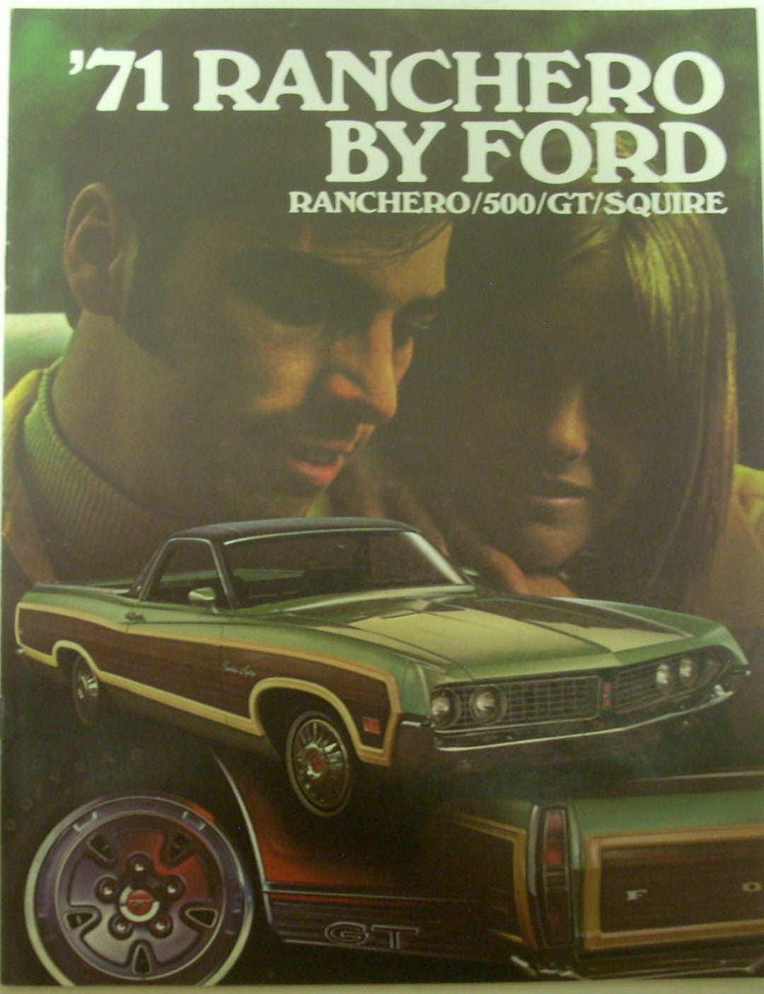 1971 Ford Ranchero 500 GT Squire Sales Brochure Dtd 12-70 Original - Etsy