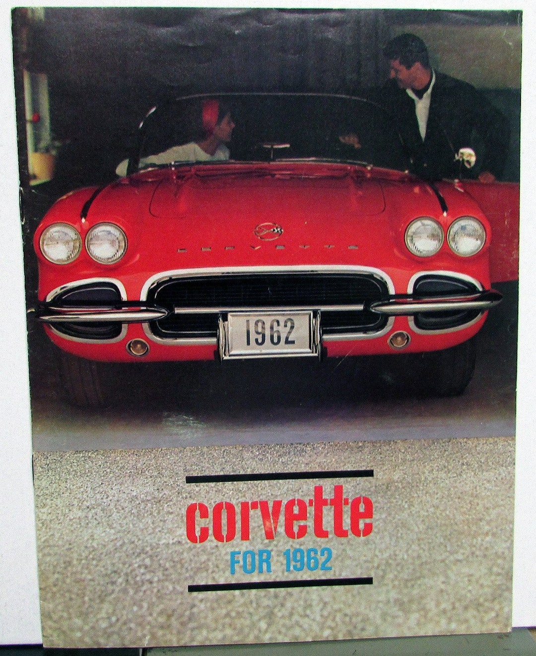 1962 Chevrolet Corvette Dealer Color Sales Brochure Original Chevy 327 ...