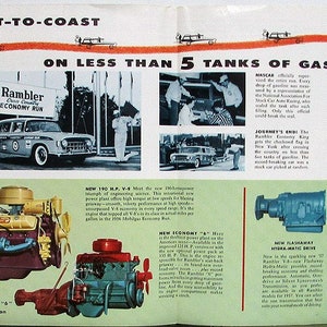 1957 AMC Rambler Cross Country Wagon Sedan Hardtop V8 Six Sales ...