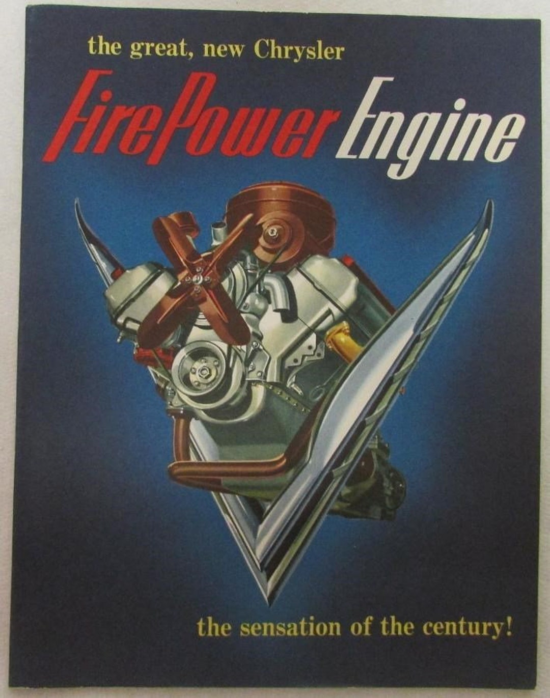 1950 Chrysler Fire Power Engine Sales Brochure - Etsy