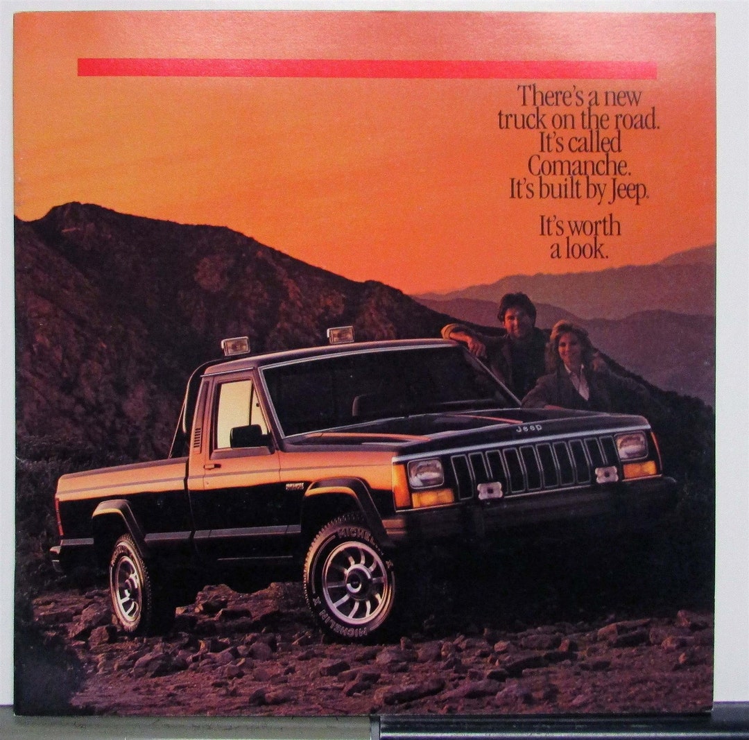 1986 Jeep Comanche Custom X XLS Original Dealer Sales Brochure - Etsy