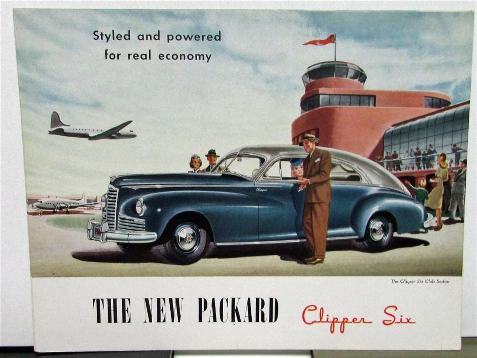 1946 Packard Clipper Six Color Sales Brochure Folder Original - Etsy