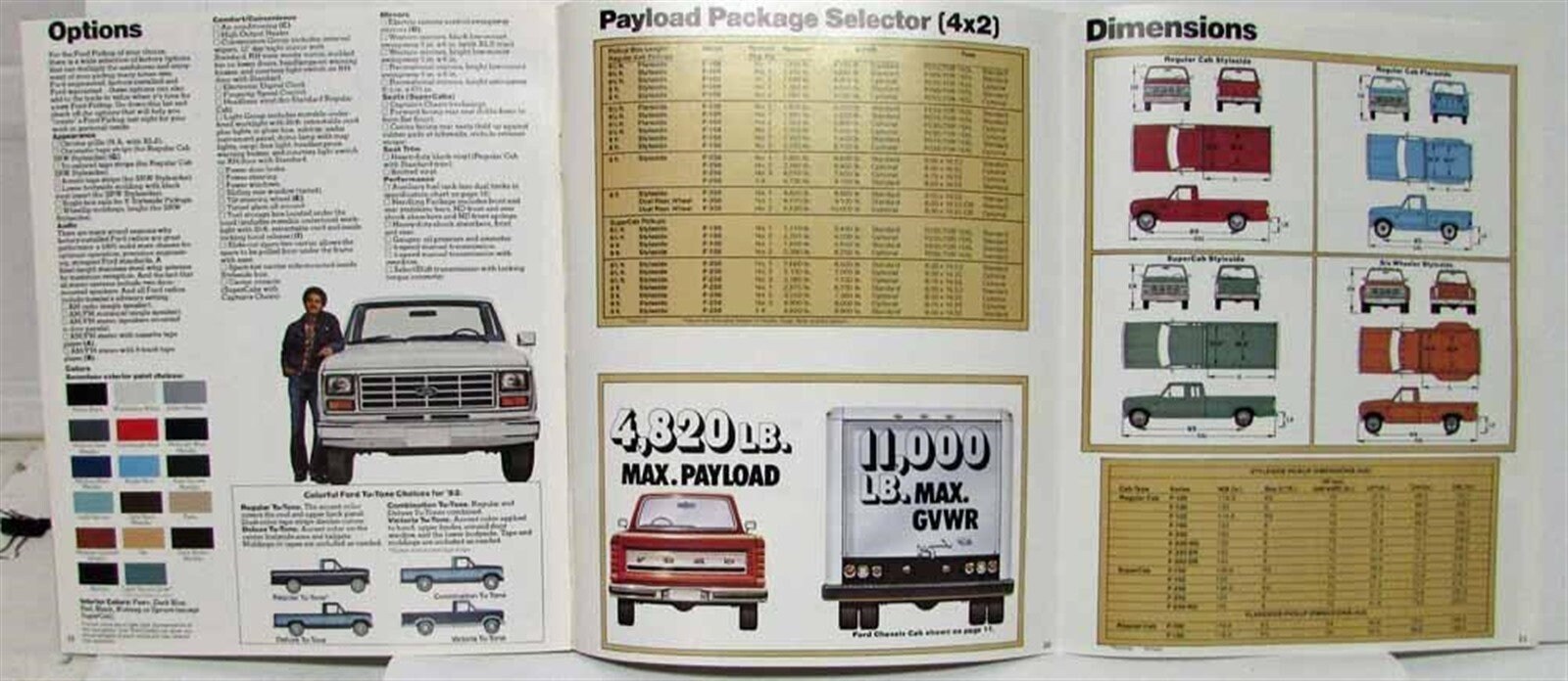 1982 Ford F-series Pickups Sales Brochure F-100 150 250 350 - Etsy