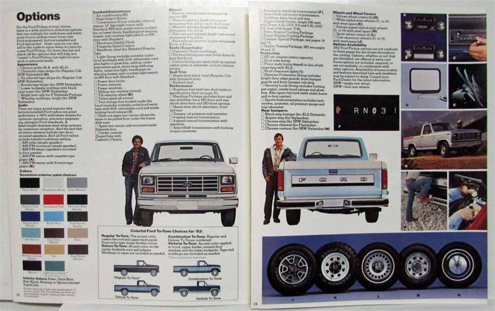 1982 Ford F-series Pickups Sales Brochure F-100 150 250 350 - Etsy