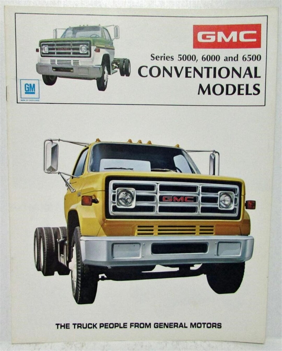 1973 GMC 5000 6000 6500 Series Conventional Truck Model Sales Brochure ...