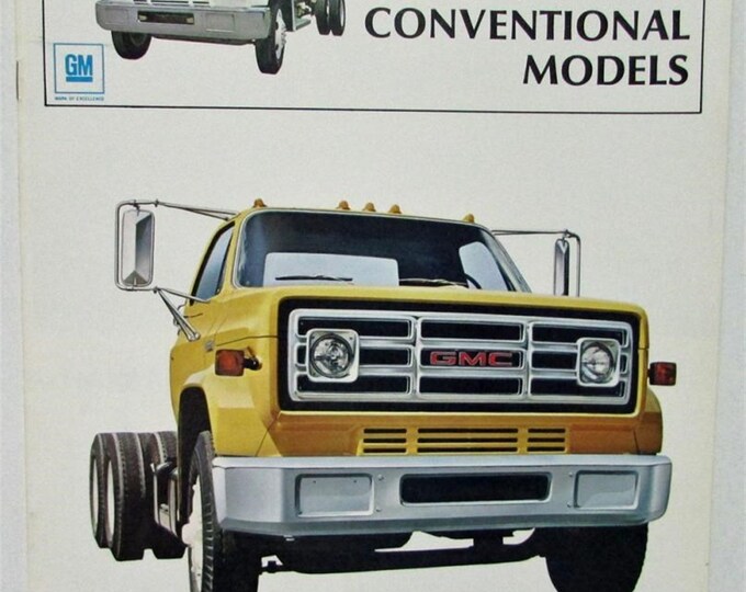 1973 GMC 5000 6000 6500 Series Conventional Truck Model Sales Brochure ...